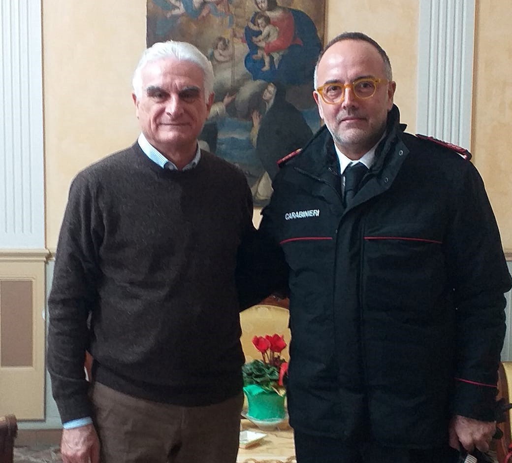 Il sindaco di Sarno riceve a Palazzo San Francesco il nuovo comandante ...