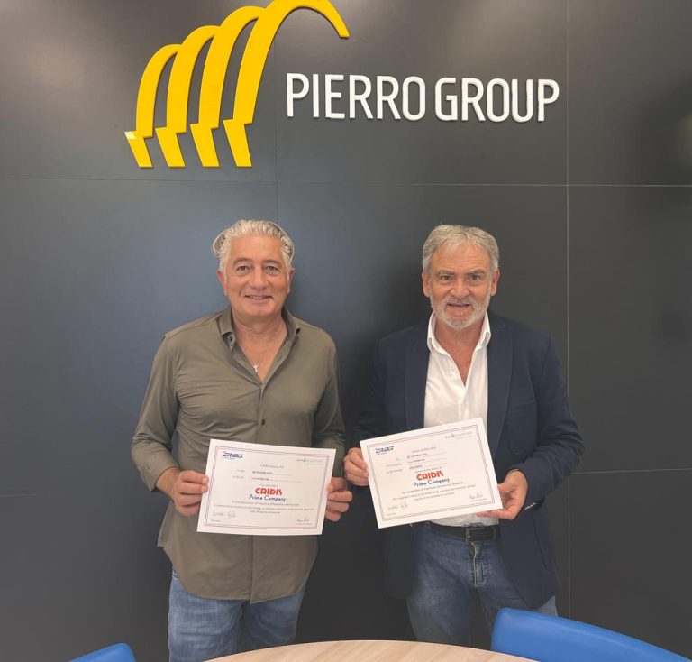 RICONOSCIMENTO CRIBIS PRIME COMPANY PER LA SOCIETÀ DEI FRATELLI PIERRO ...