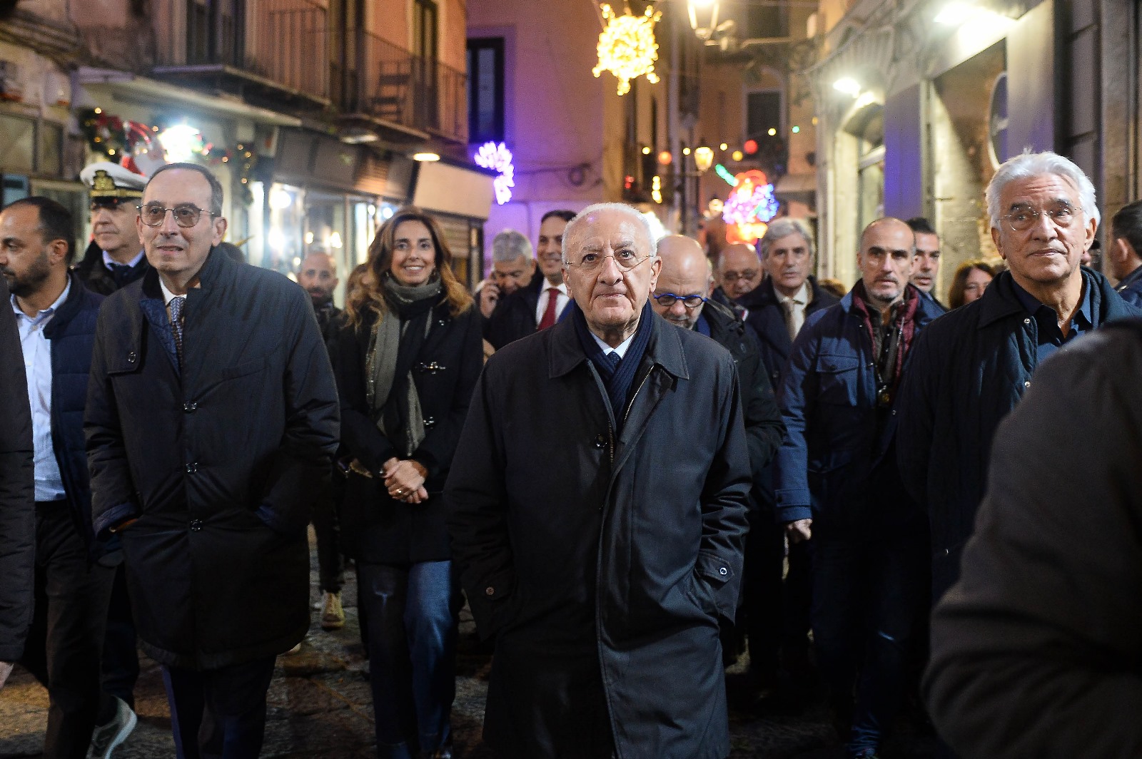 Salerno, start per Luci d'Artista con il governatore De Luca ...