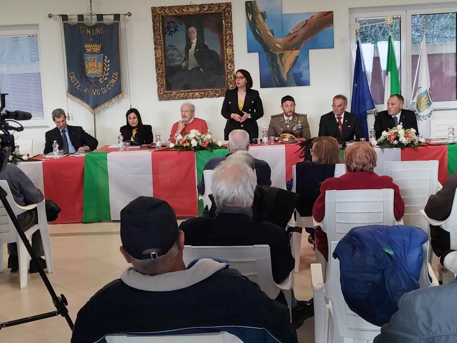 Castelnuovo di Conza: il colonnello Cedrola alla presentazione dei ...